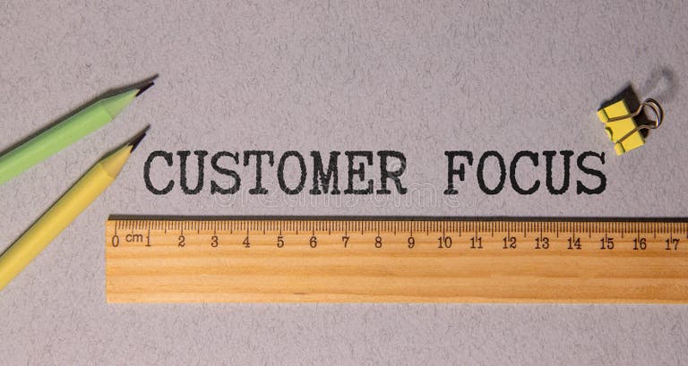 Envelope with Money Magnifying Glass. Text Customer Focus Stock Photo ...