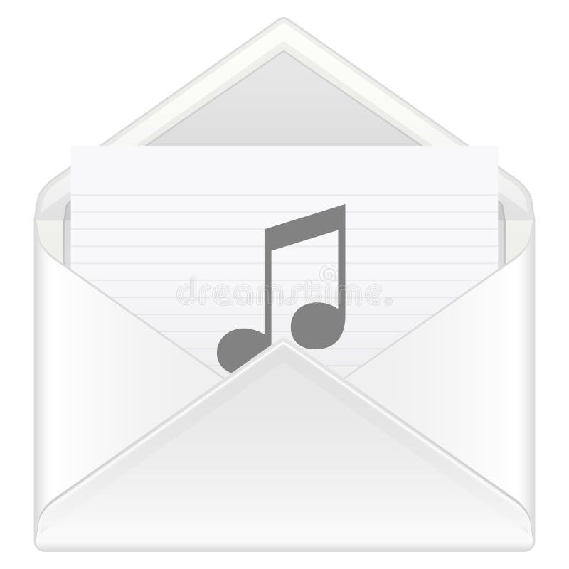 Envelope stock illustration. Illustration of note, envelope - 1129182