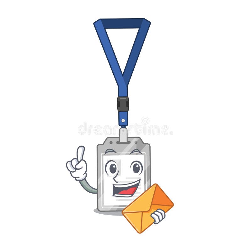 With Envelope Name Tag on the Mascot Table Stock Vector - Illustration ...