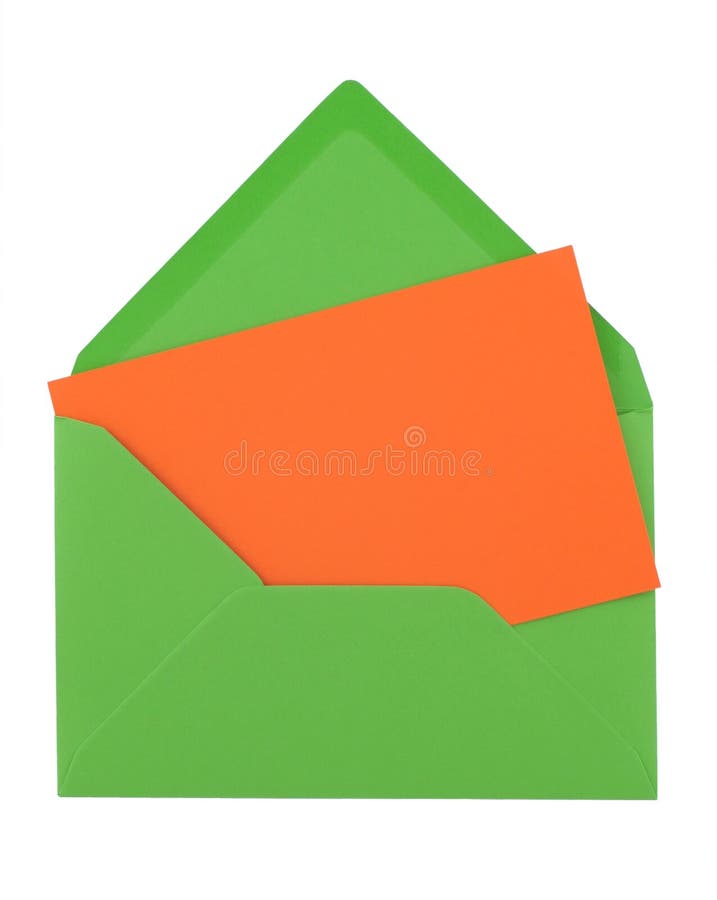 Envelope and note stock image. Image of correspondence - 3273101