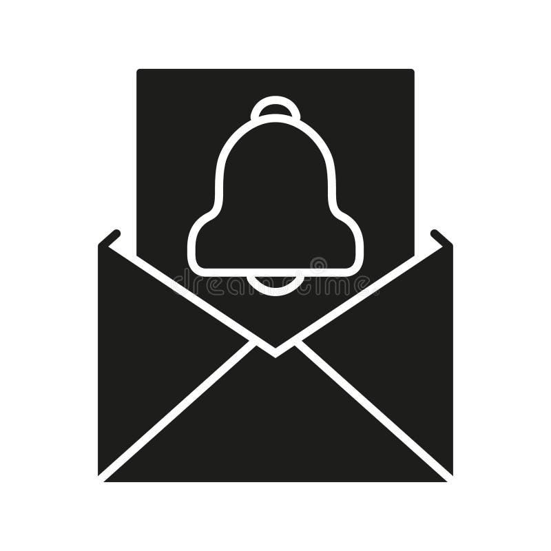 Notification Bell Envelope Icon Stock Illustrations – 1,795 ...