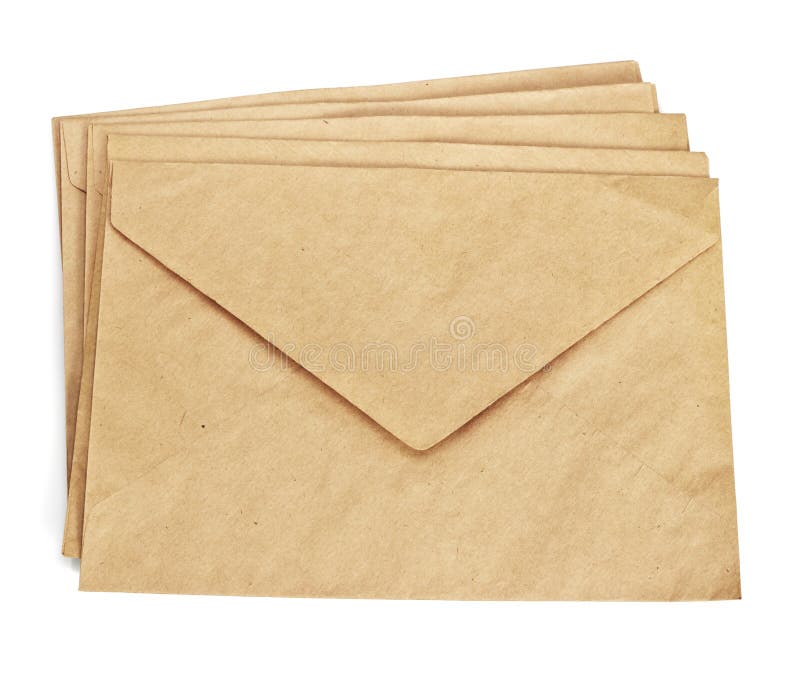 Vintage Postal Set: Envelope, Paper and Wax Seals Stock Photo - Image ...
