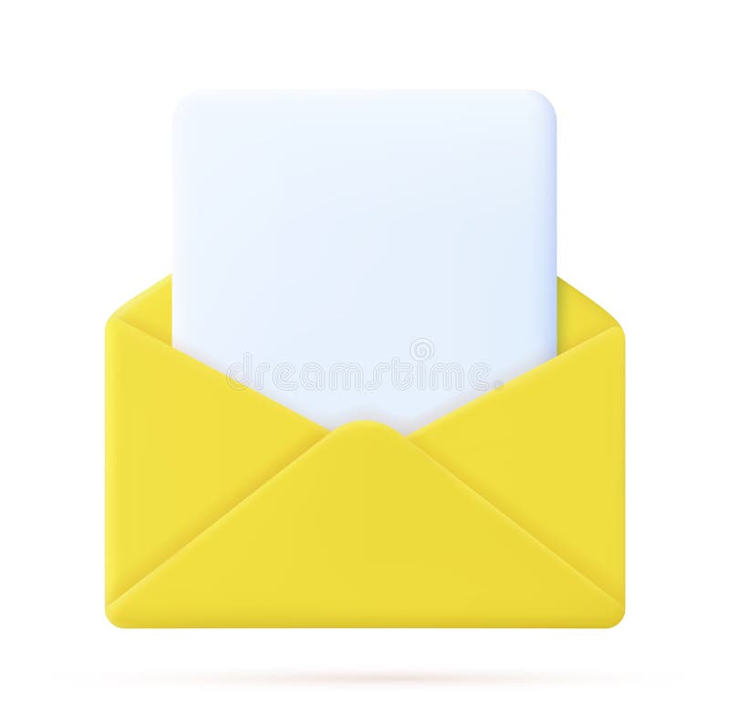 Envelope with Paper Documents Icon Stock Vector - Illustration of file ...