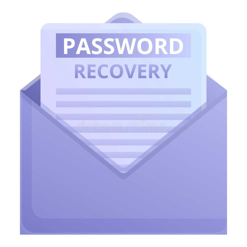 Envelope Password Recovery Icon, Cartoon Style Stock Vector ...
