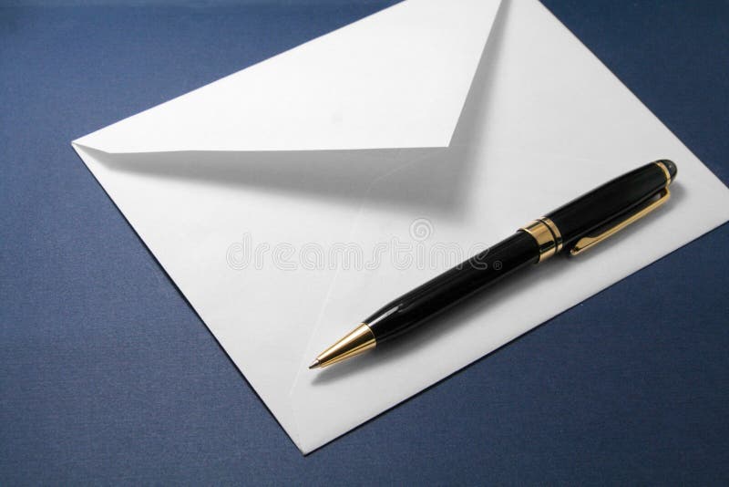 Envelope and Pen stock photo. Image of communication, envelope - 6015436