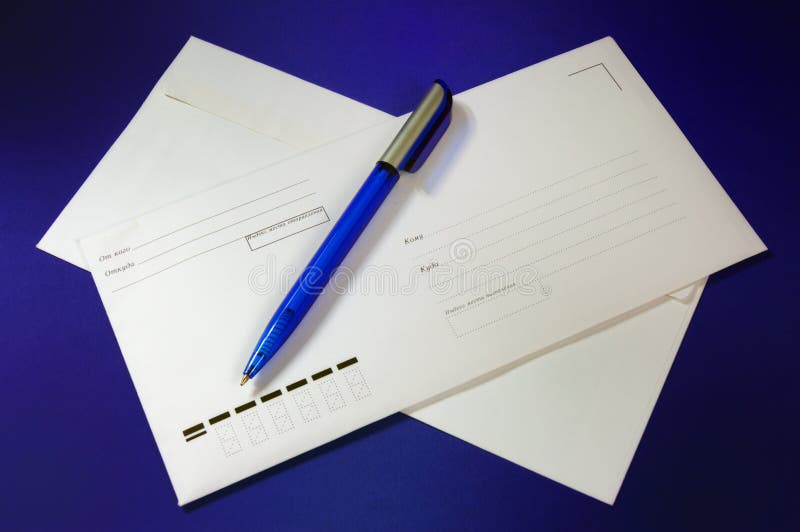 Envelope and pen stock photo. Image of envelope, writing - 5857340