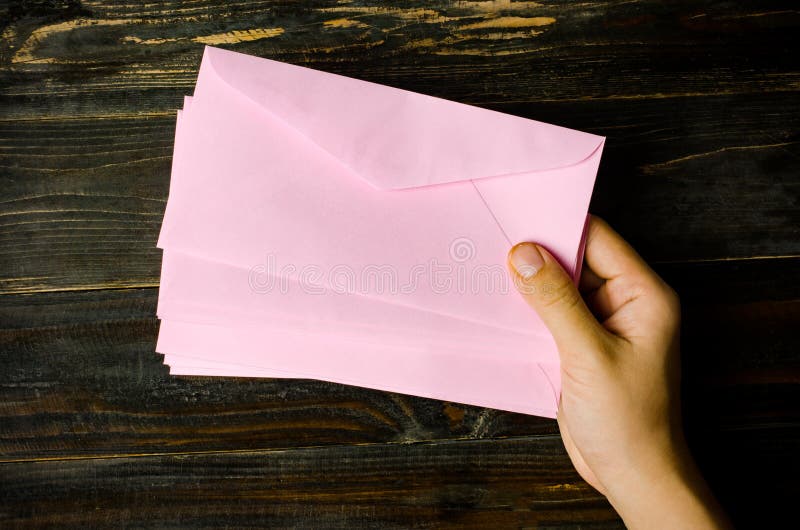 Envelope stock photo. Image of letter, gift, giving, hold - 77300218