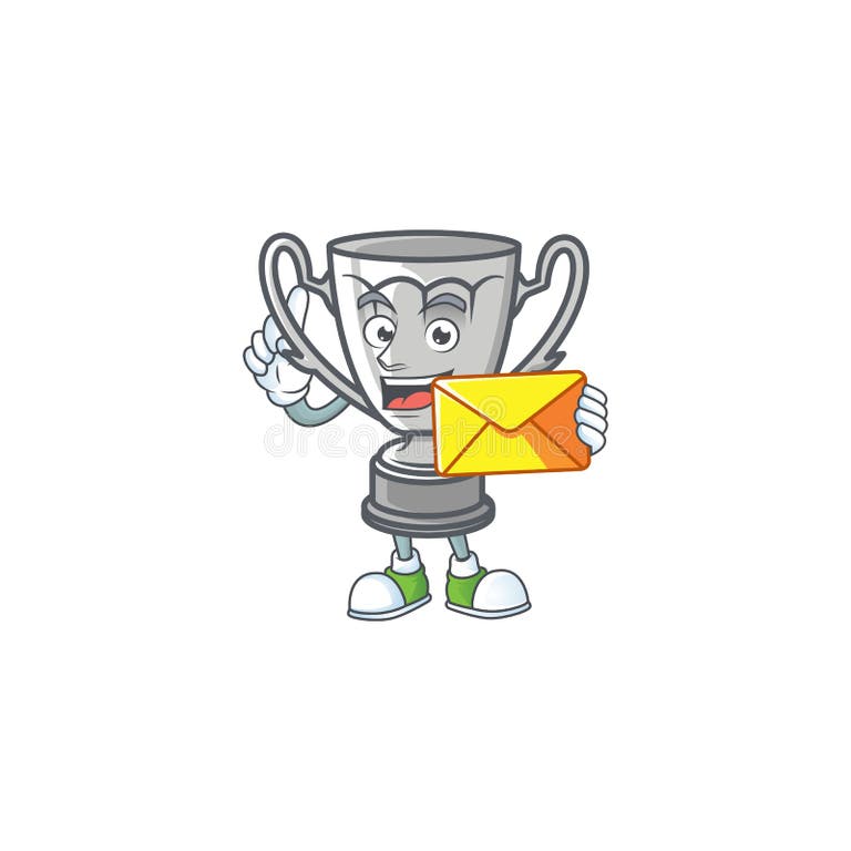 Envelope Silver Trophy Stock Illustrations – 6 Envelope Silver Trophy ...