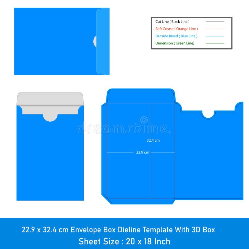 Envelope Size 22.9 x 32 stock vector. Illustration of candle - 329108371