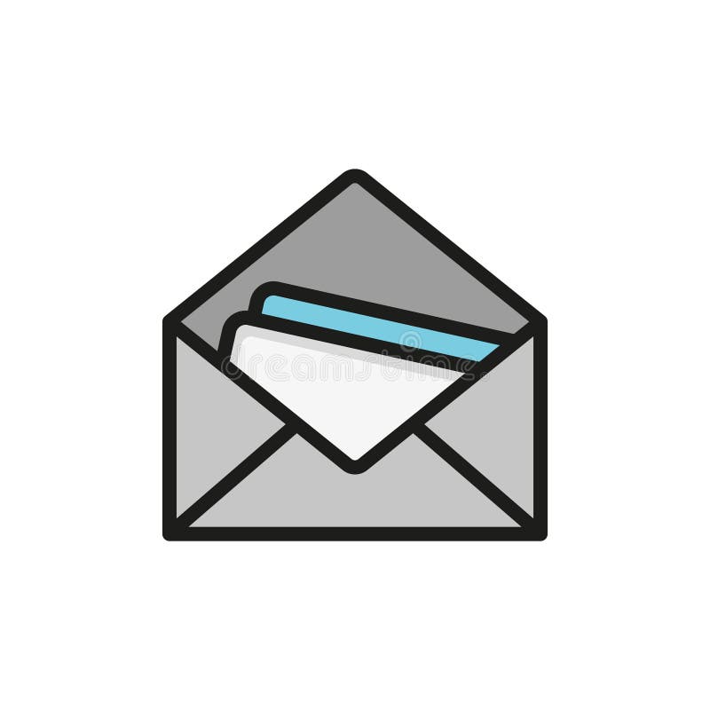 Envelope Stationary Icon Vector Design Templates Simple and Modern ...