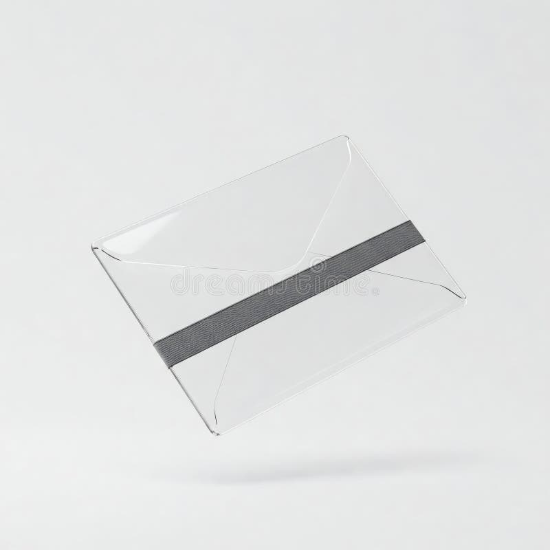 Envelope-style Document Holder with Elastic Band Stock Illustration ...