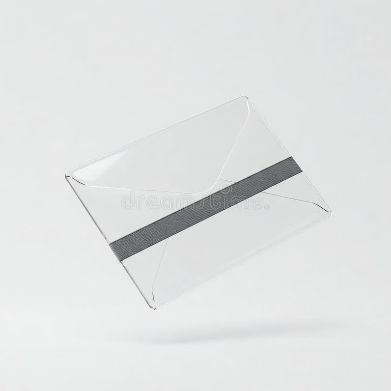 Envelope-style Document Holder with Elastic Band Stock Illustration ...