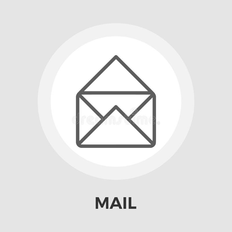 Envelope icon. stock vector. Illustration of frame, paper - 94286085