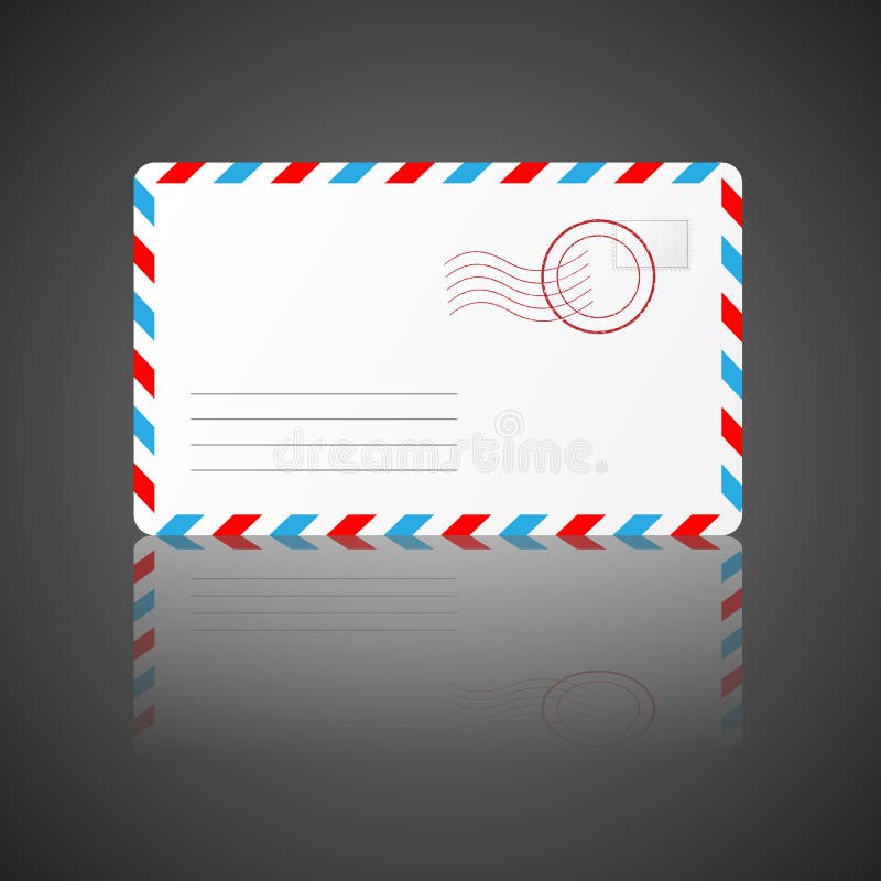 Envelope. Vector Illustration Stock Vector - Illustration of blank ...