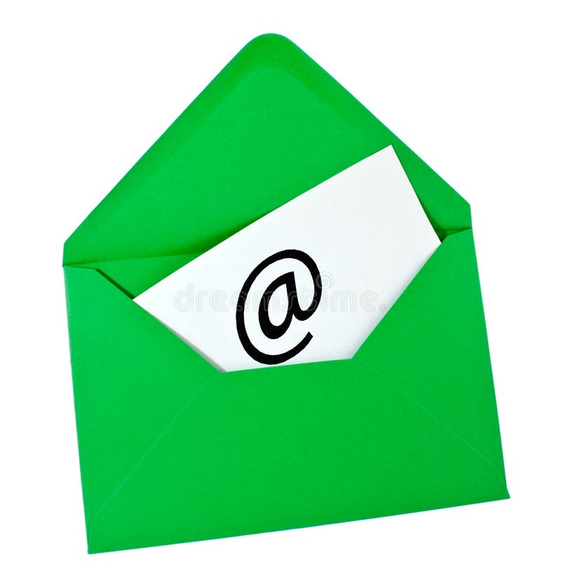 Envelope Verde Com Símbolo Do Email Foto de Stock - Imagem de projeto ...