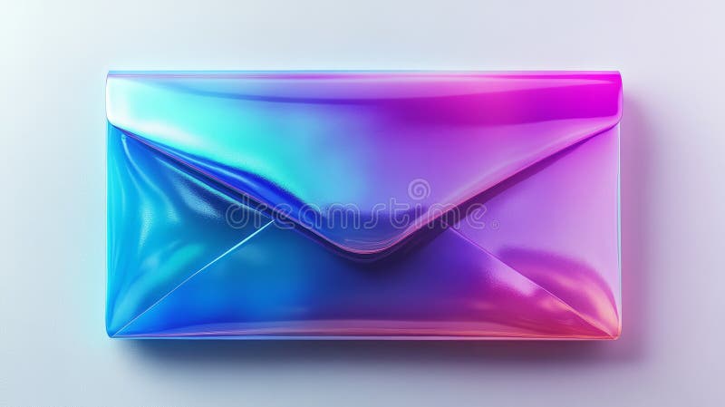 Envelope Vibrant Neon Colors Light Background Stock Photos - Free ...