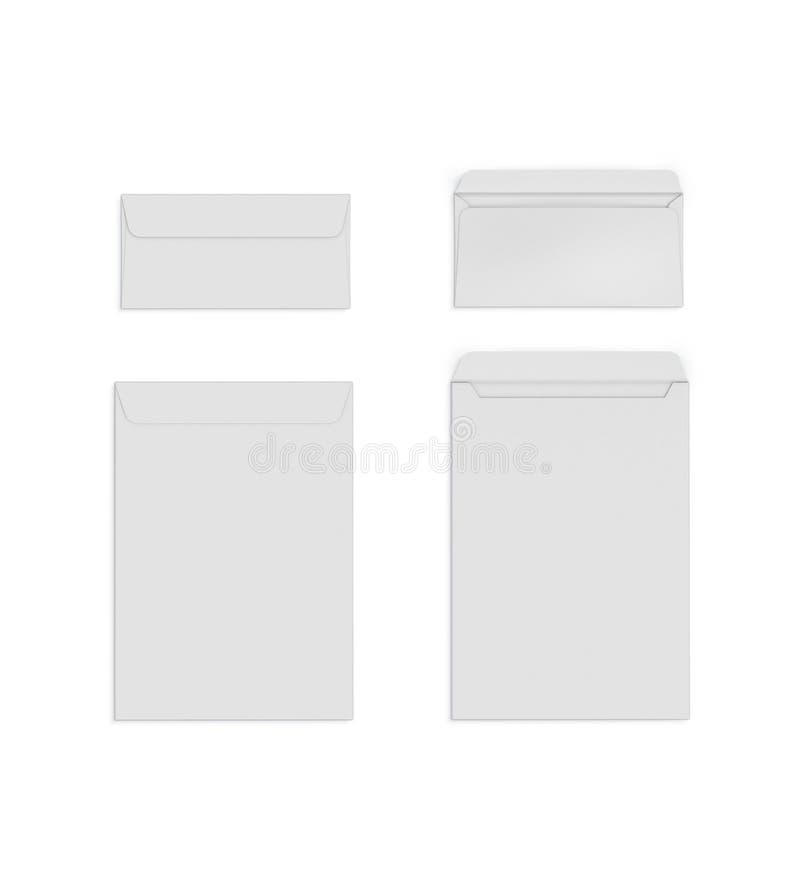 Envelope on White Background Stock Illustration - Illustration of ...