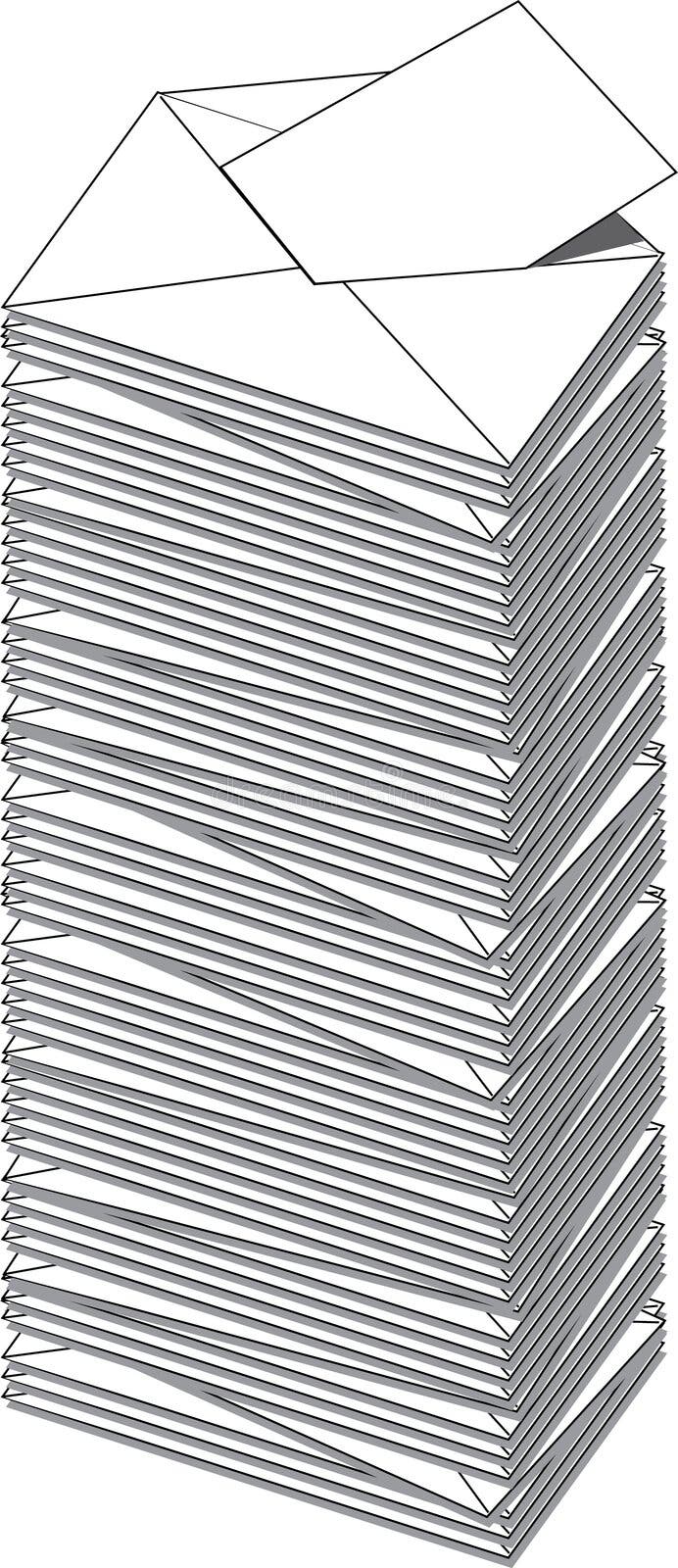 Envelope Stack Icon Stock Illustrations – 1,595 Envelope Stack Icon ...