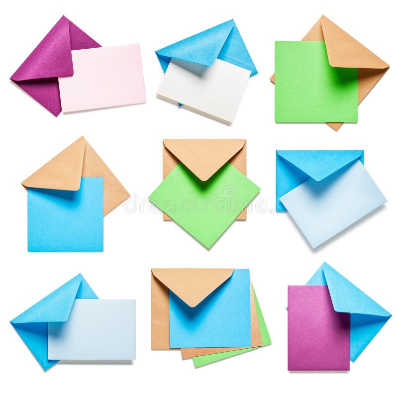 Envelopes with card stock image. Image of copy, greeting - 41298257