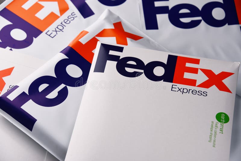 Envelopes E Pacotes De Fedex Fotografia Editorial - Imagem de envelope ...