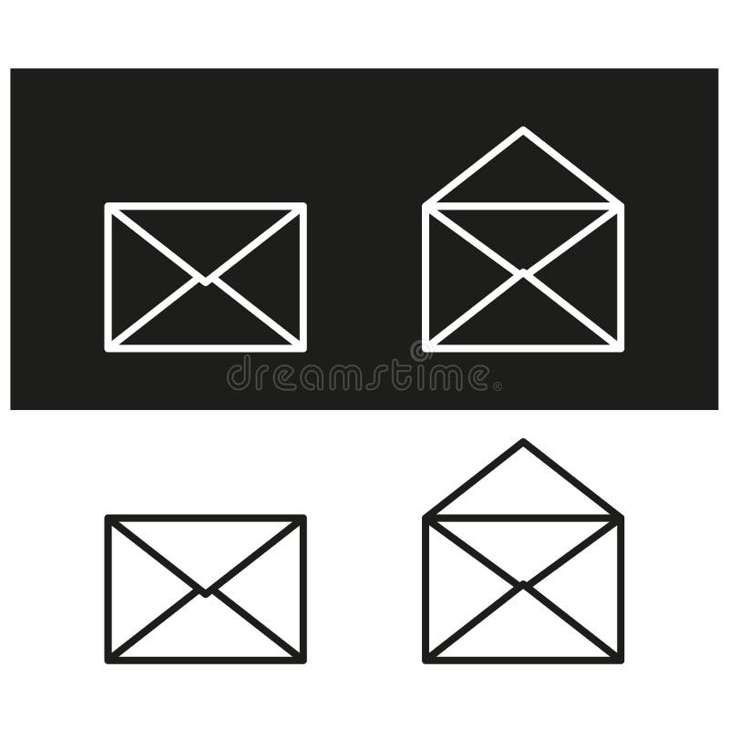 Envelopes Icons Set. Email Icon. Vector Illustration. Stock Image Stock ...