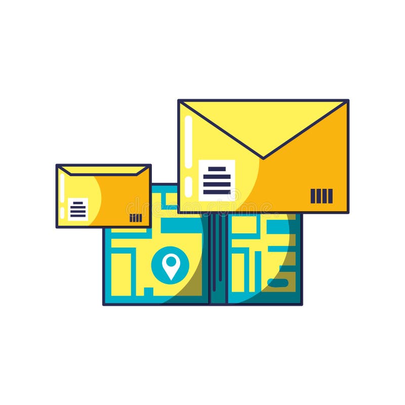Map Envelopes Stock Illustrations – 241 Map Envelopes Stock ...