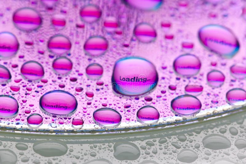 The Envelopes Placed Inside a Water Droplet Stock Photo - Image of mail ...