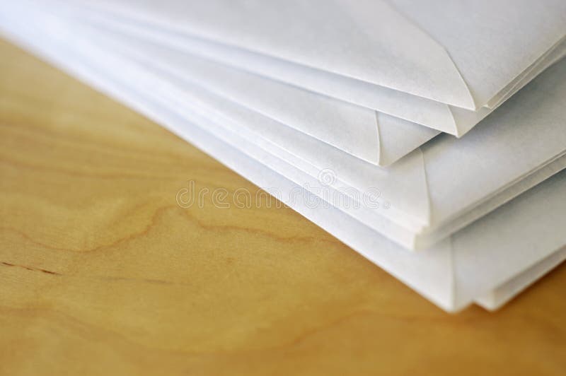 Stack of envelopes stock image. Image of unwritten, address - 5589177