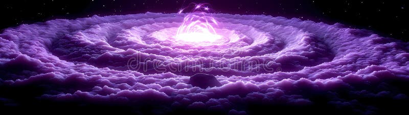 A Massive Purple Cloud of Exotic Matter Envelops an Energetic Core ...