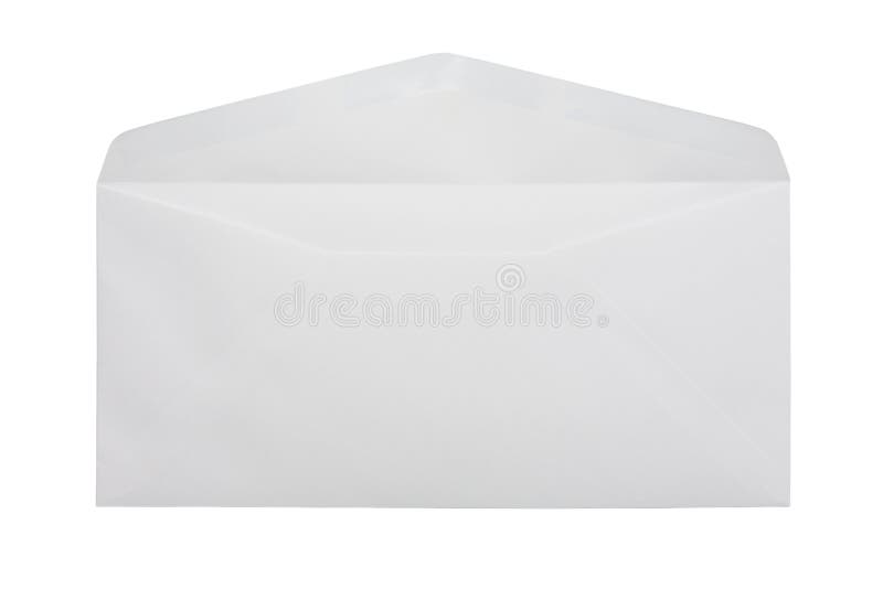 Enveloppe blanche photo stock. Image du bureau, poteau - 32305800