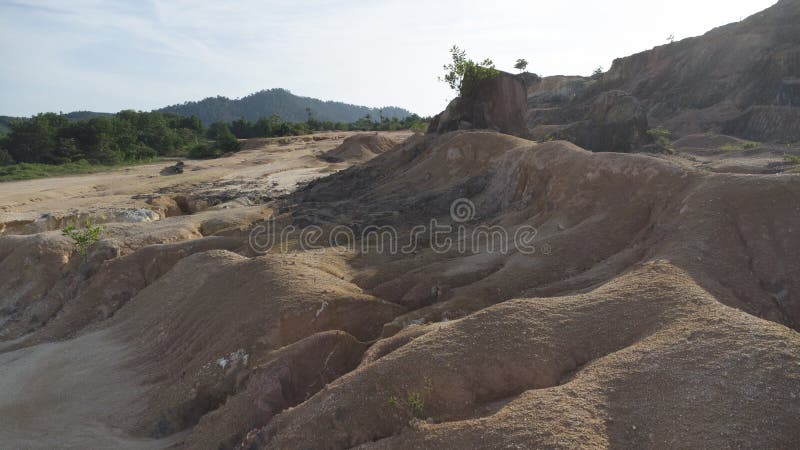 Environment Aerial Scene Around the Soil Texture and Pattern of the ...