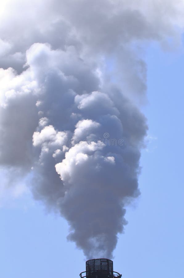 Environment Air Pollution from the Factory Smoke Stack Stock Photo ...