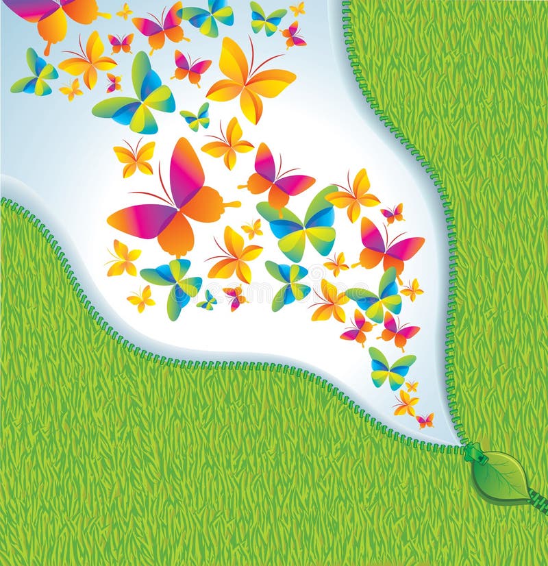 Environment Background. Colorful Background With B Stock Vector ...