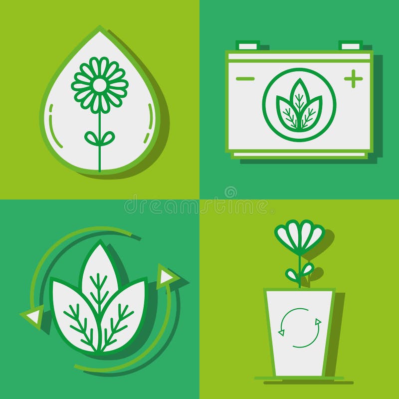 Environment Care Liner Icon Flat Stock Vector - Illustration of ...