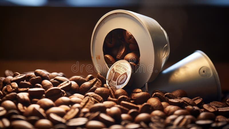 Environment coffee capsule stock illustration. Illustration of ...