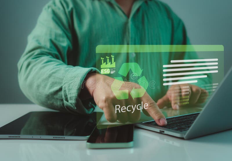 Environment Conservation Preservation Save Earth Recycle Concept ...