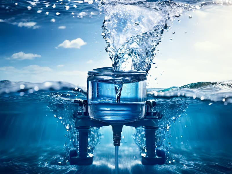 Environment Day, Earth Day, World Water Day Concept. Saving Water Stock ...