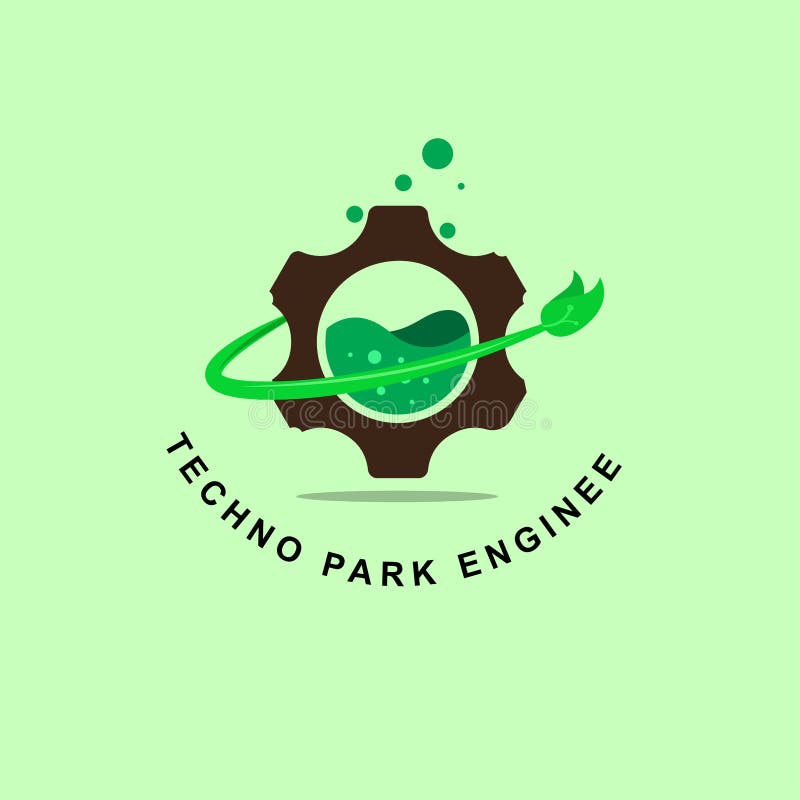 Environment Engineer Technology Industrial Laboratory Logo Stock Vector ...