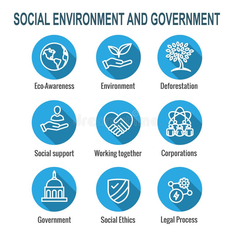 Environment or Environmental and Social Government and Governance Icon ...