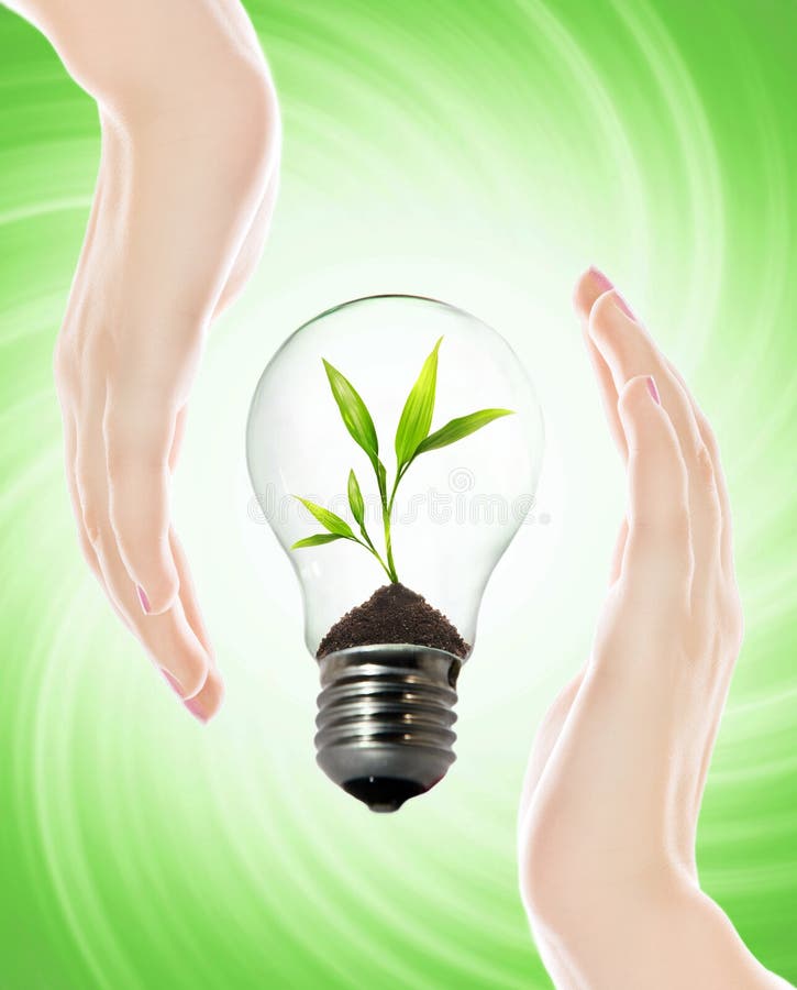 Environment friendly bulb stock image. Image of filament - 7473437