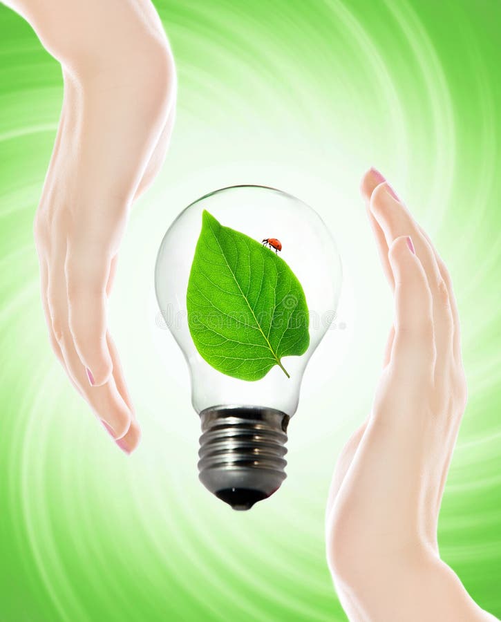 Environment friendly bulb stock image. Image of filament - 7473437