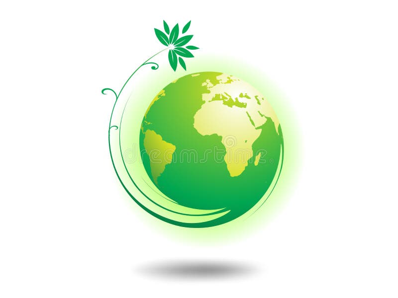 Environment Globe stock vector. Illustration of bush, fruit - 4424966