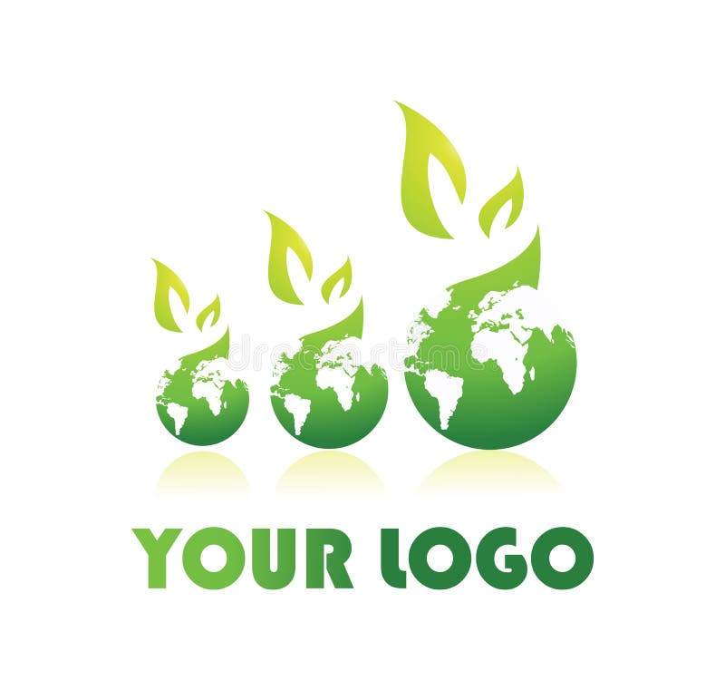 Environment Globe logo stock vector. Illustration of nature - 15367396
