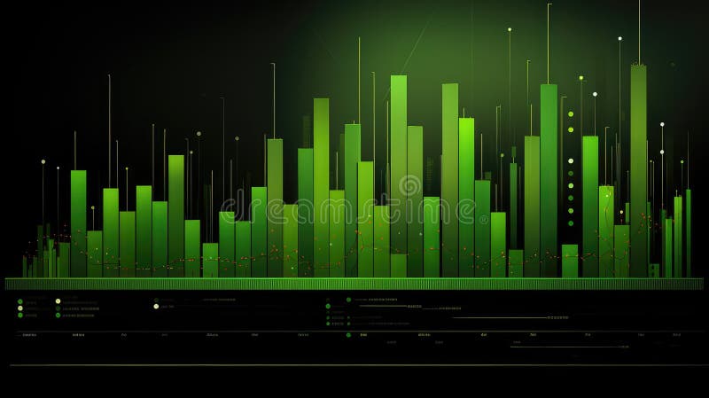 Environment green charts stock illustration. Illustration of ...
