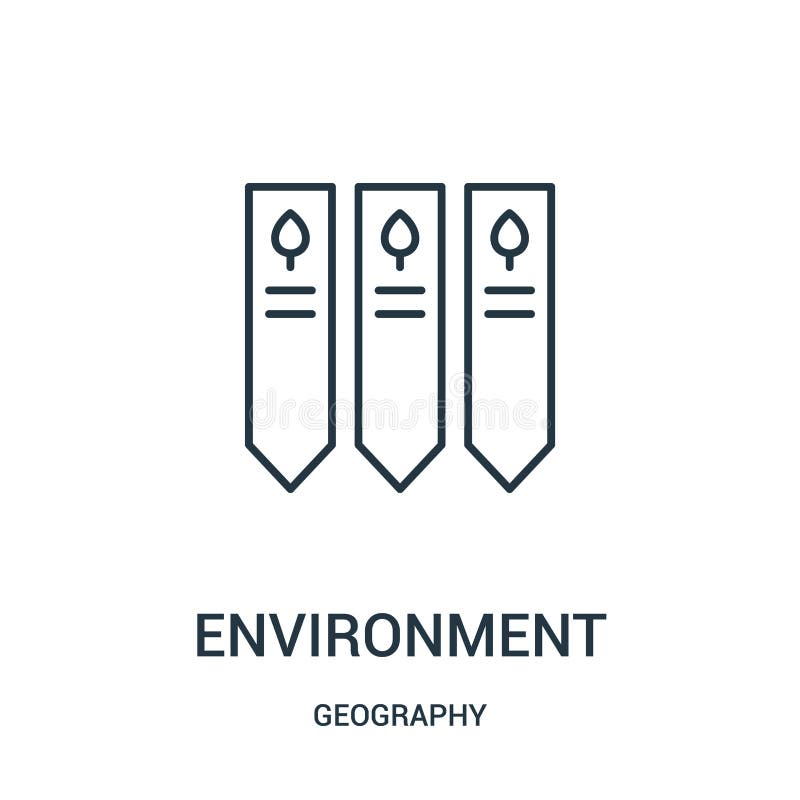 Environment Icon Vector from Geography Collection. Thin Line ...