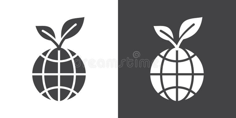 Environment Icon Thin Line Illustration Set Stock Vector - Illustration ...