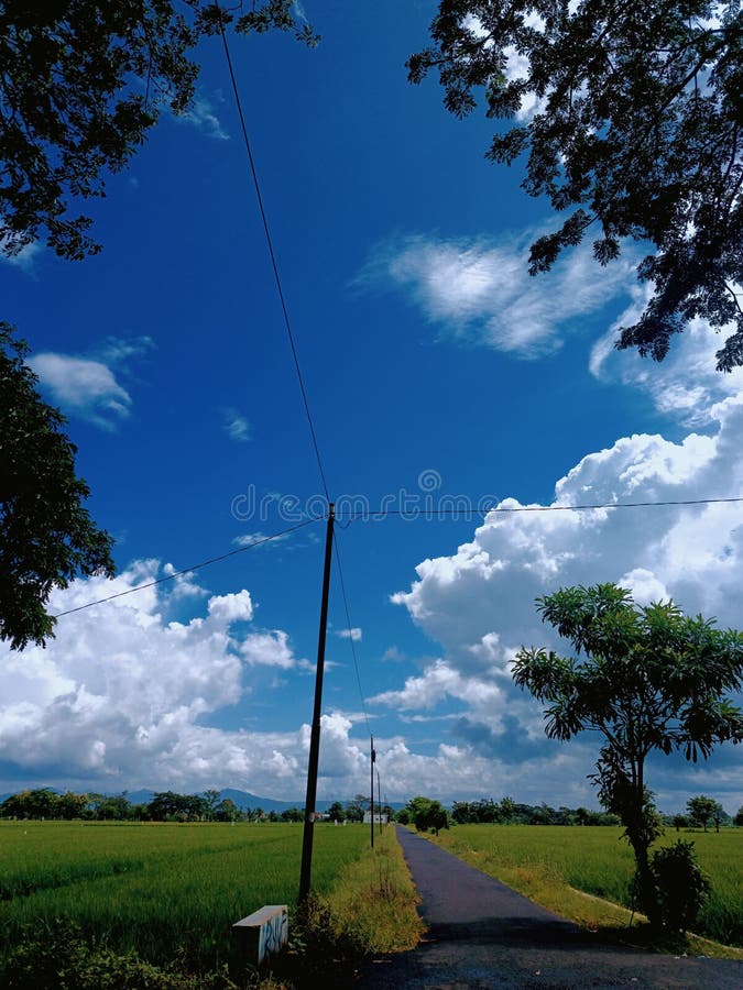 An Environment Like a Dream Foreign Country, for Example Japan. Stock ...