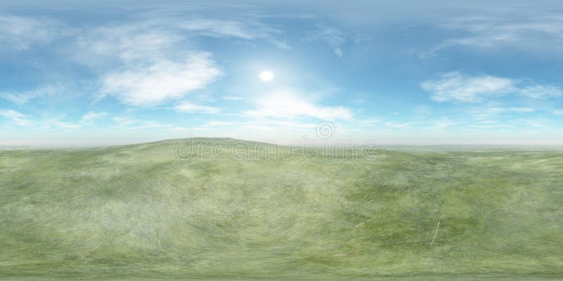 Environment map. HDRI map stock illustration. Illustration of sunset ...