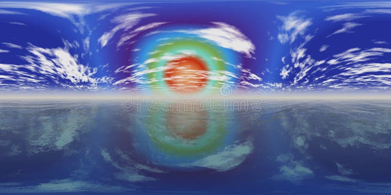 Environment map. HDRI map stock illustration. Illustration of calm ...