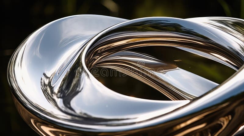 Environment metal abstract stock illustration. Illustration of polished ...
